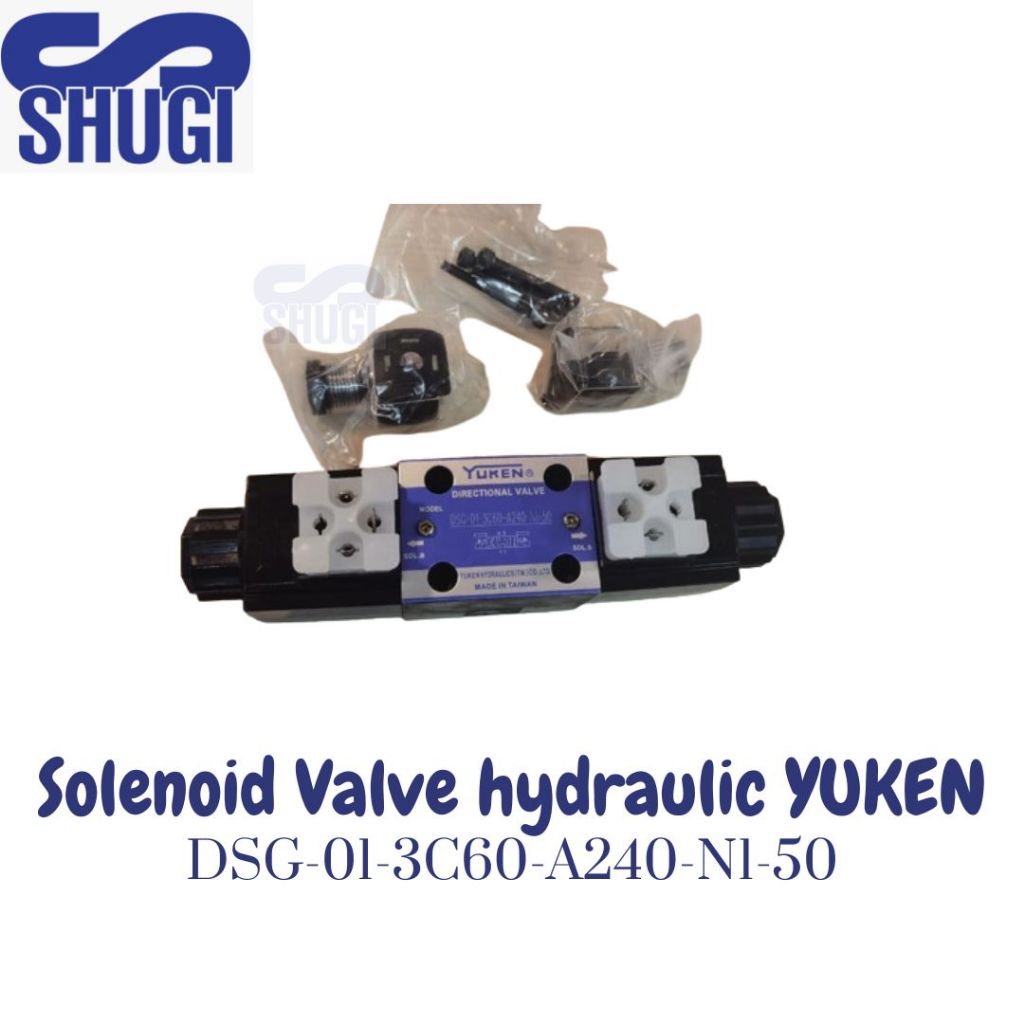 Jual Solenoid Valve hydraulic YUKEN DSG-01-3C60-A240-N1-50 | Shopee Indonesia