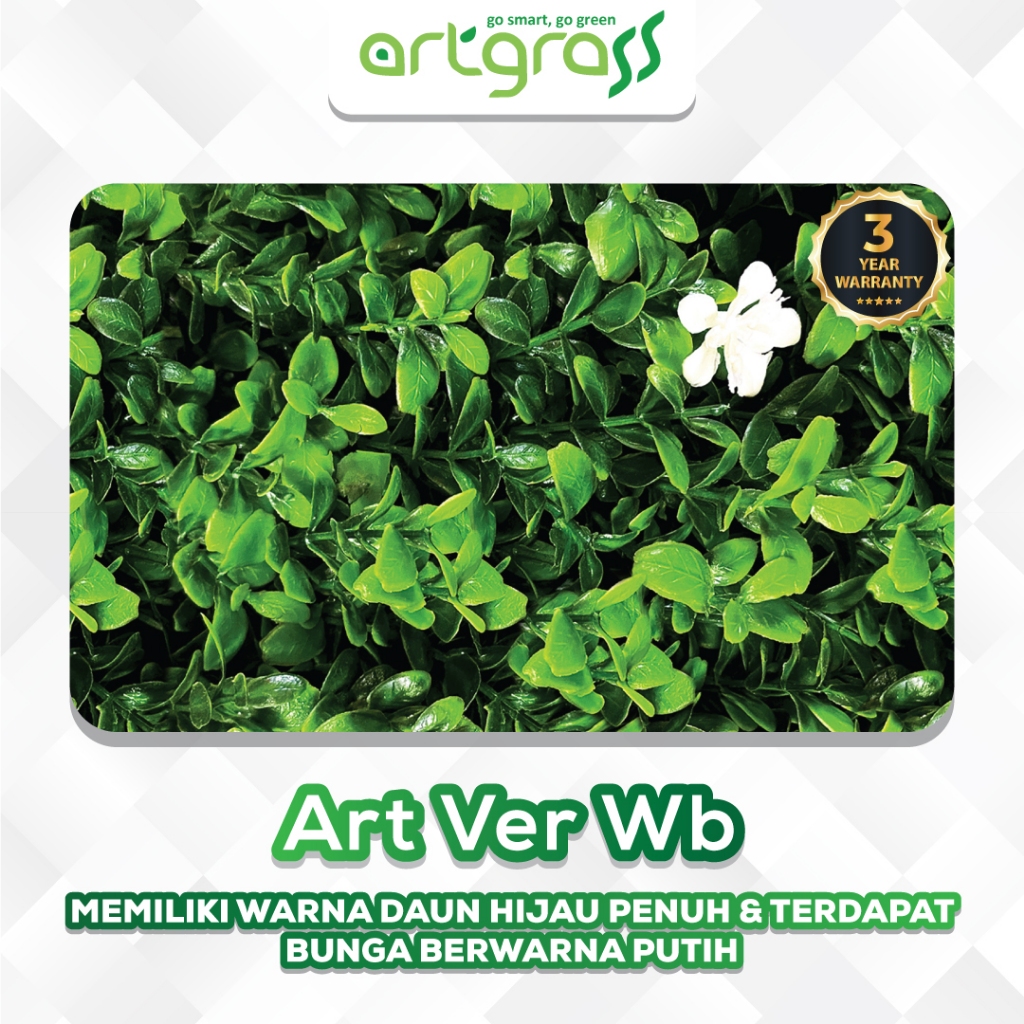 Jual Tanaman Sintetis Buxus Beringin Dolar Bunga Melati Putih (25cm x ...