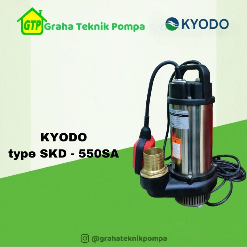 Jual Pompa Celup Kyodo Type SKD 550SA - 1 Phase - Pompa Submersible ...