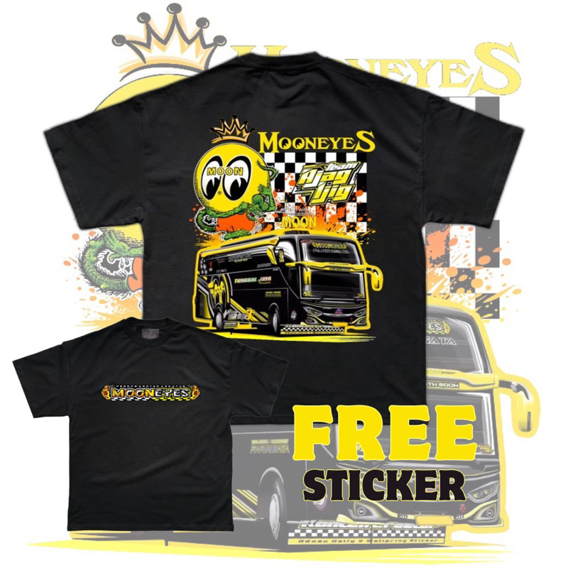 Jual Kaos Bus Mooneyes Tunggal Jaya Baju Bus Mania Anak Laki Laki 2 ...