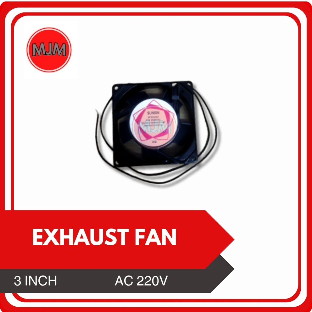 Jual Cooling Fan / Exhaust Fan AC 220V 9CM 90x90 3 Inch | Shopee Indonesia