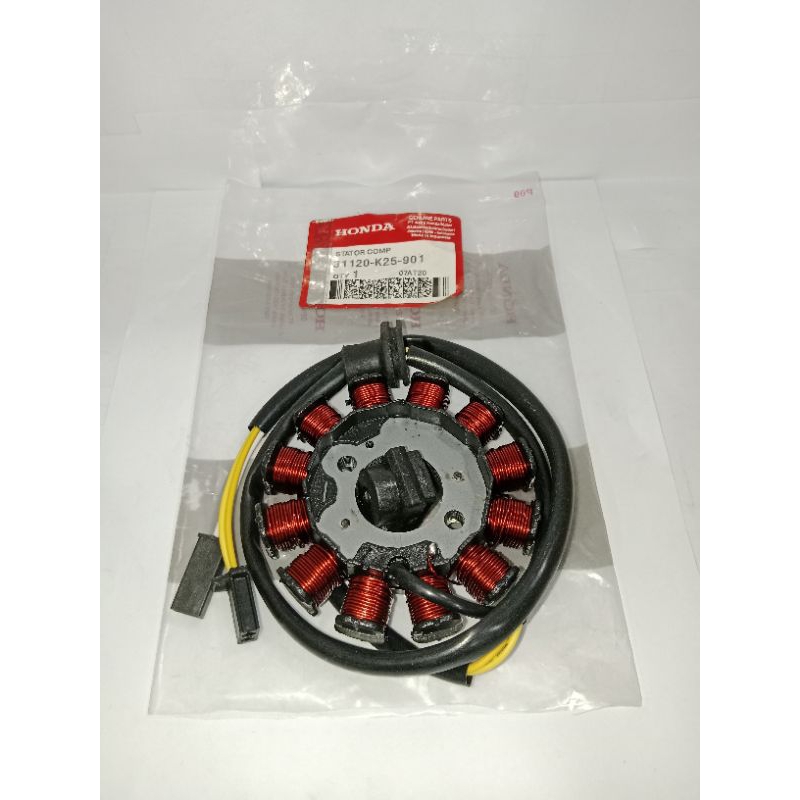 Jual Spul Stator Assy Komplit Beat Fi Stater Kasar (31120-K25-901) | Shopee Indonesia