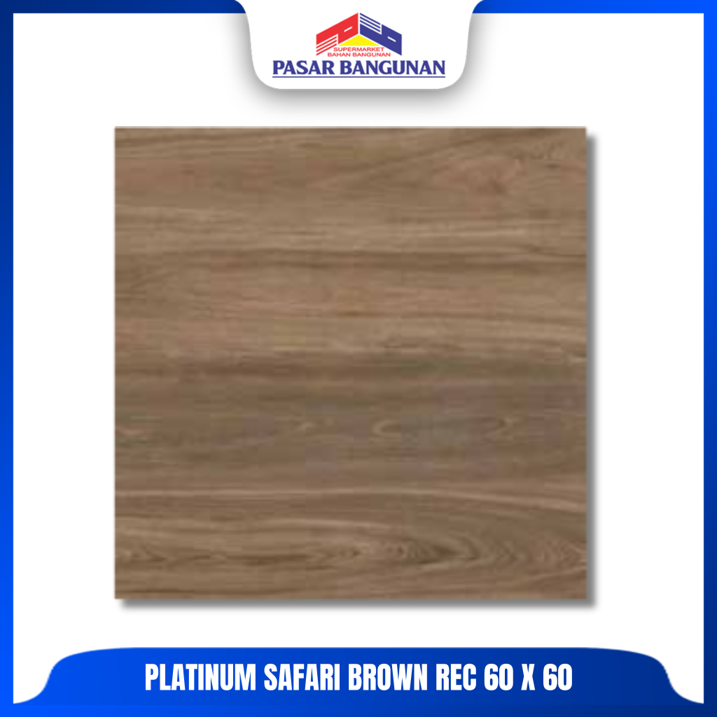 Jual Platinum Keramik Safari Brown Rec 60x60 | Shopee Indonesia