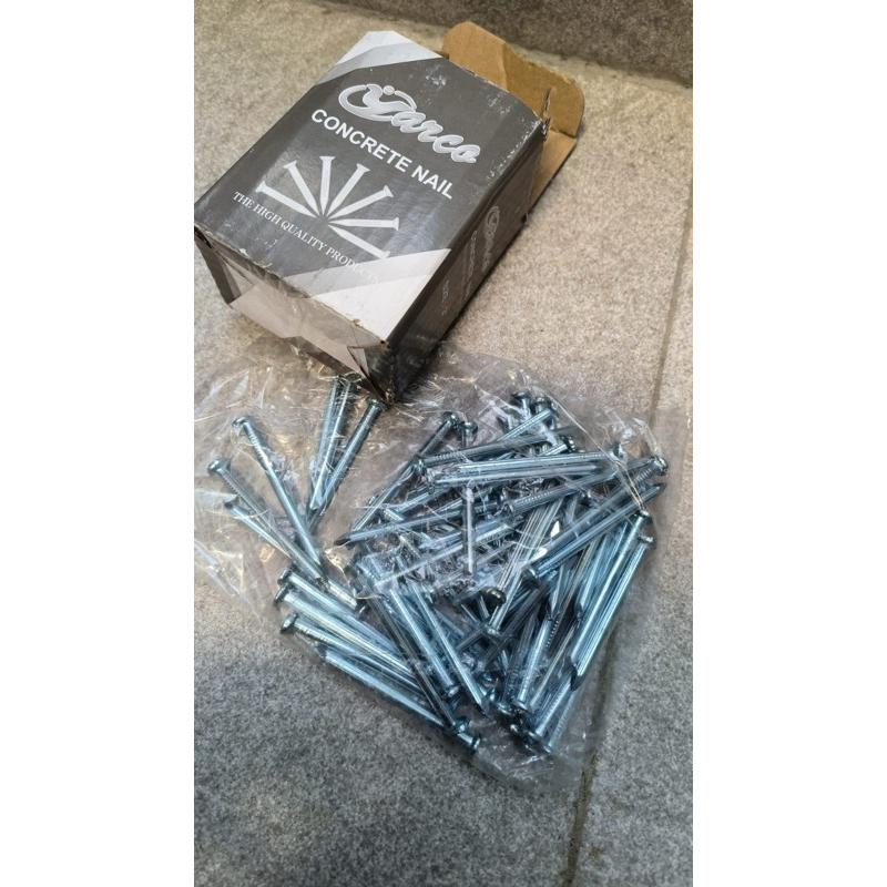 Jual Paku Beton Putih - Paku Tembok Dinding 1 Sampai 4 inch | Shopee Indonesia