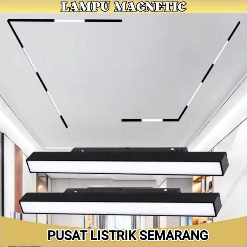 Jual Lampu Magnetic LED Flood Light Lampu Rel Track Magnetic Universal ...
