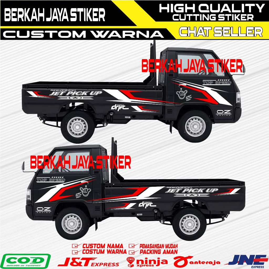 Jual Stiker cutting mobil l300 cutting stiker mobil pick up l300 ...