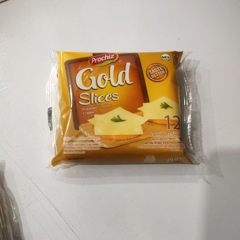 Jual Prochiz Gold Slices is 12 lembar | keju slice isi 12 lembar ...