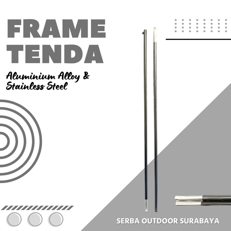 Jual Frame Tenda Aluminium Alloy rangka tenda tiang flysheet | Shopee ...