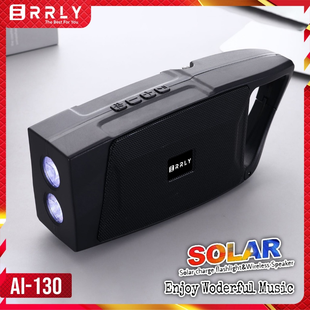 Jual ERRLY Speaker Bluetooth AI130 3in1 Wireless Spiker Aktif TWS SOLAR ...