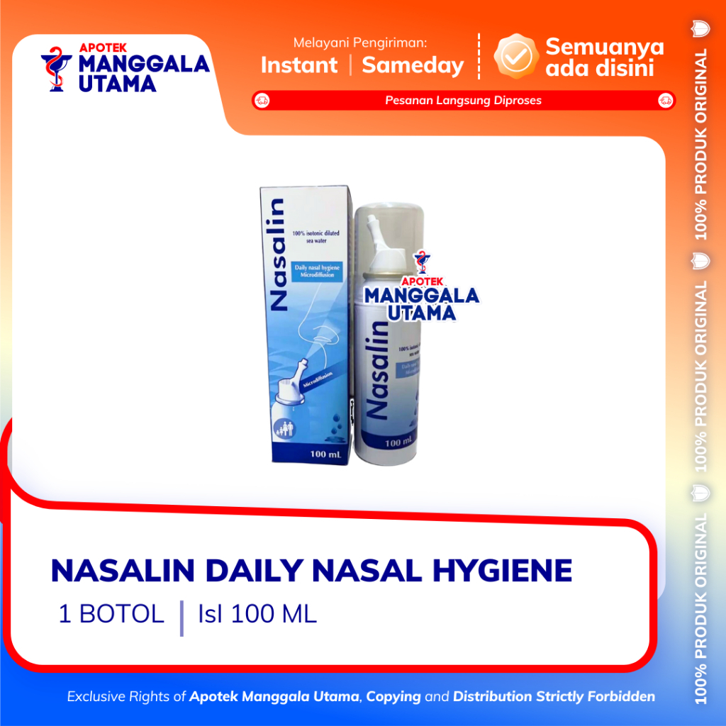 Jual NASALIN DAILY NASAL SPRAY @ 100 ML | Shopee Indonesia