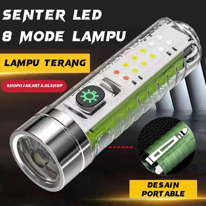 Jual SENTER SWAT LED ZOOM SUPER TERANG SENTER SWAT POLICE LIGHT ⭐ ...