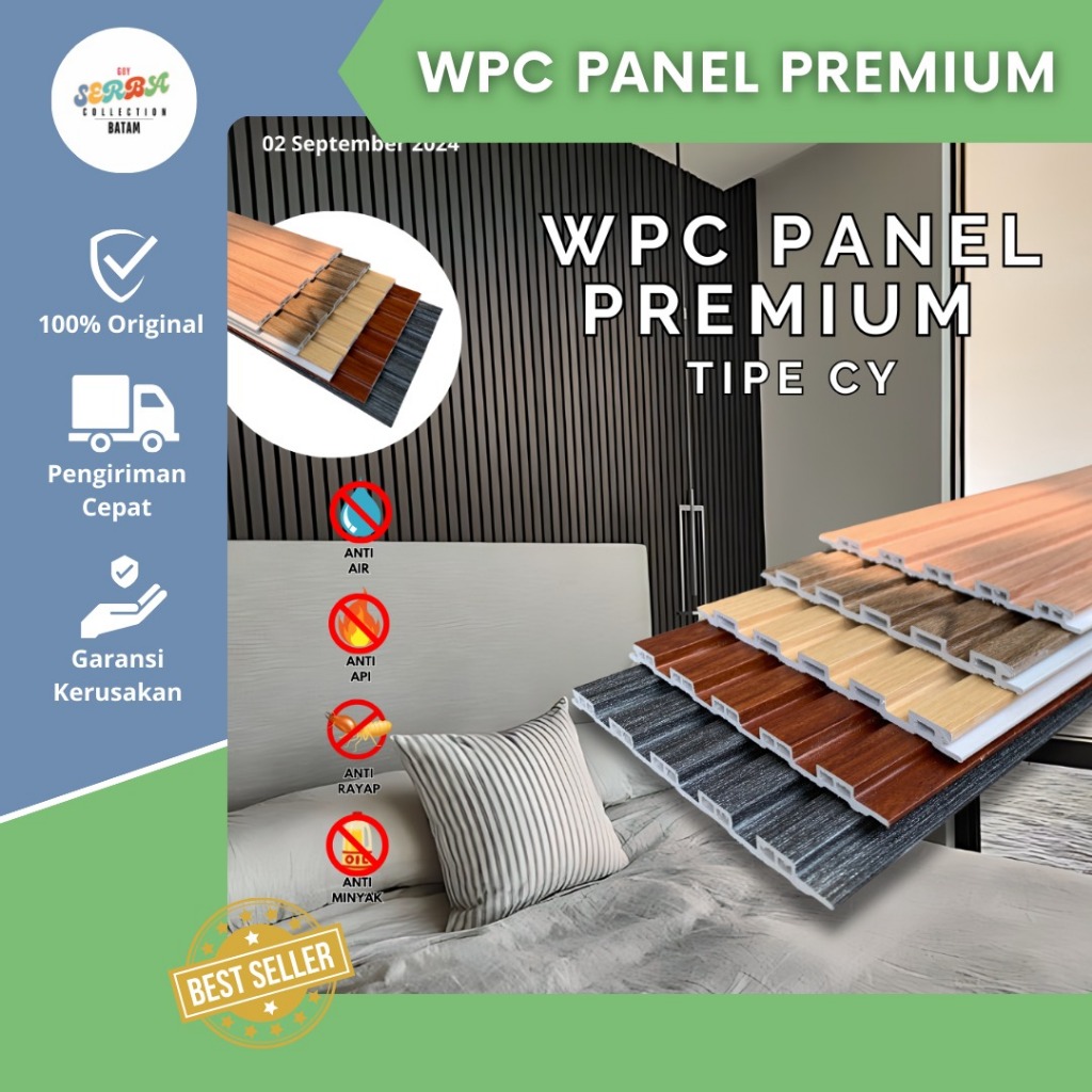 Jual WPC PANEL (PREMIUM) Panjang 3 Meter dan 1 Meter / Wpc Panel Tipe ...