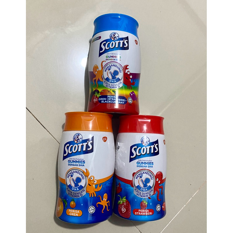 Jual SCOTTS SCOTT’S DHA GUMMIES ORIGINAL MALYSIA GUMMIE MENGANDUNG DHA ...