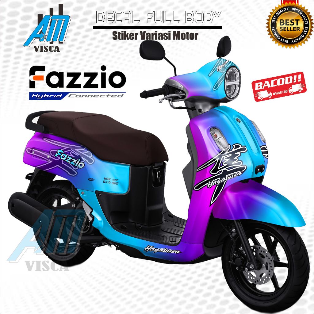 Jual Decal FAZZIO Stiker Full Body Sticker Fazzio 125 Full Body Stiker ...