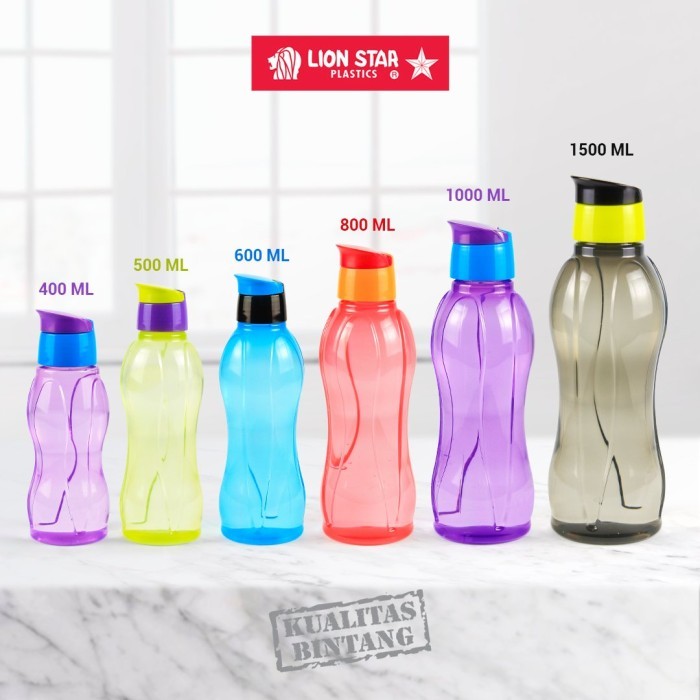 Jual promo murah lion star regen bottle/botol minum ukuran 400ml-500ml ...