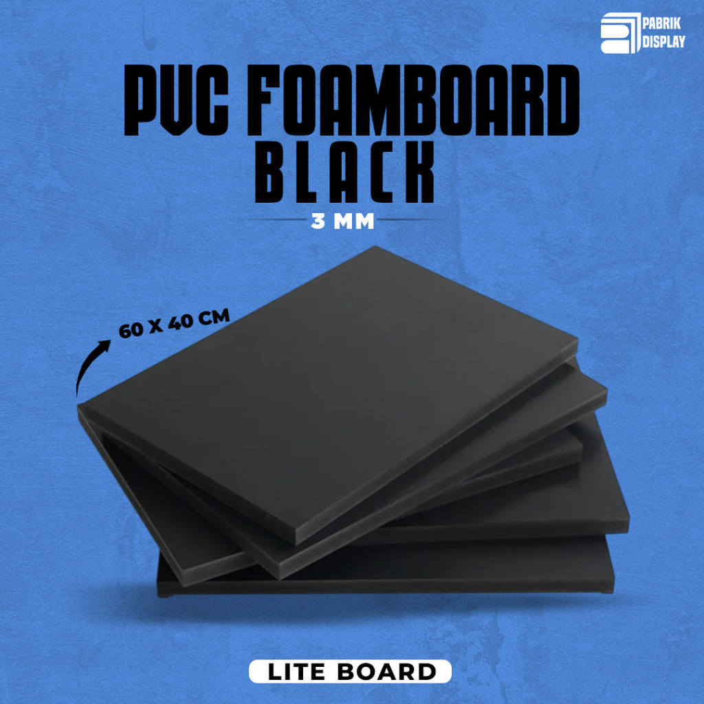Jual PVC FOAM BOARD HITAM UKURAN 122 CM X 244 CM | Shopee Indonesia