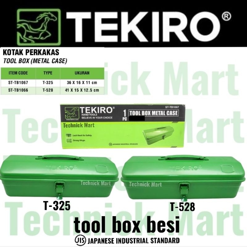 Jual TEKIRO tool box besi T325 / T528 tempat perkakas tools mekanik ...