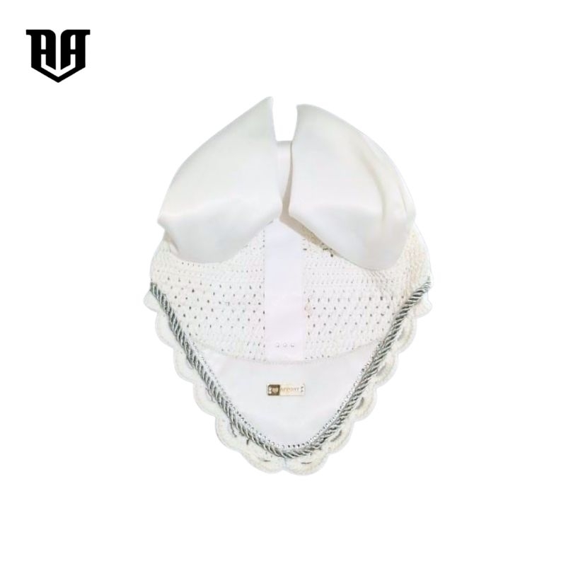 Jual Ear Bonnet / Horse Earnet with Diamond Crystal by Affort - White ...