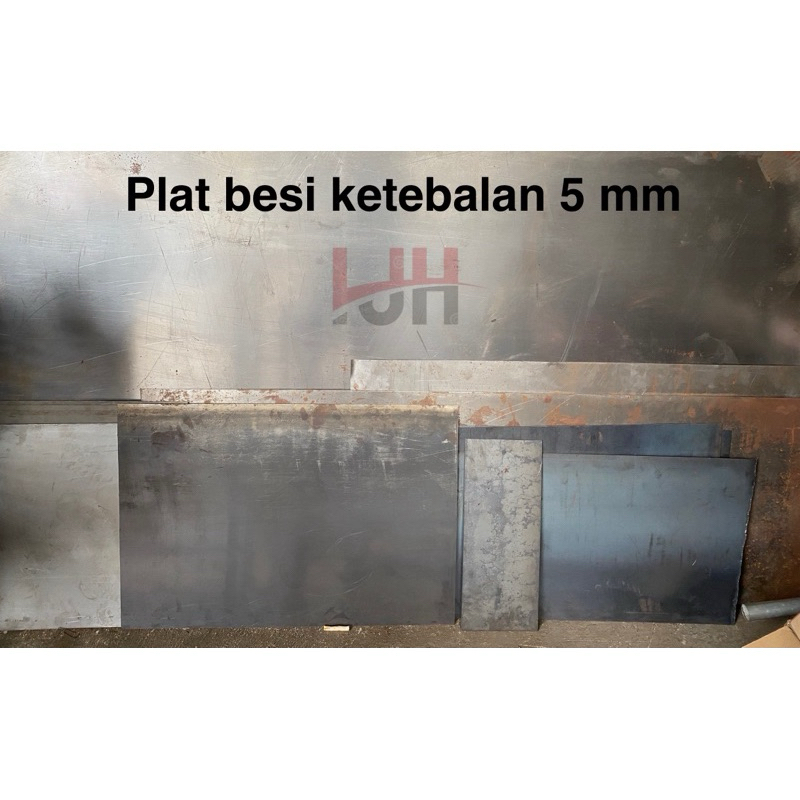 Jual Plat eser hitam plat besi tebal 5mm . | Shopee Indonesia