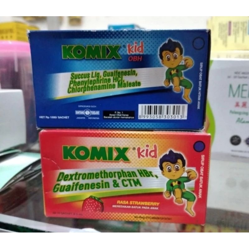 Jual Komix Kids Sachet 5 ml || Harga Box Isi 10 Sachet | Shopee Indonesia