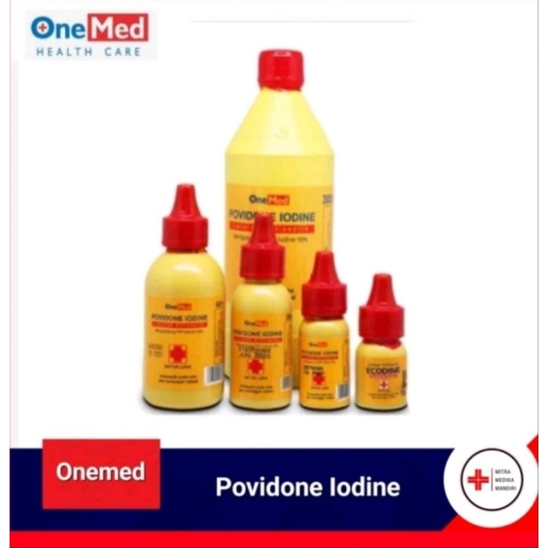 Jual Onemed / Medika Povidone Iodine btl 15ml. 30ml. 60ml. 100ml ...