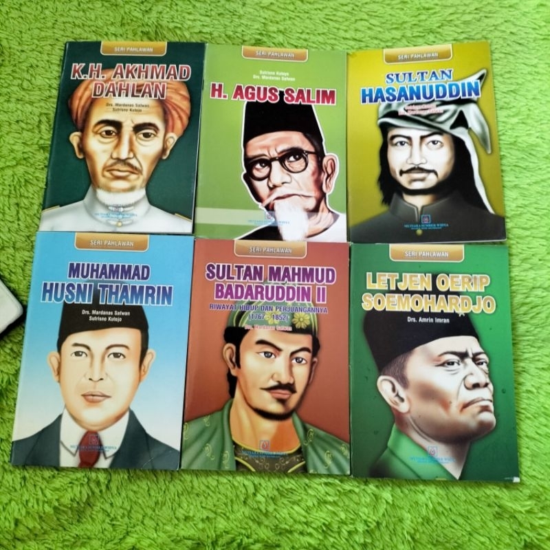Jual ORIGINAL BUKU SERI PAHLAWAN MUHAMMAD HUSNI THAMRIN SULTAN HASANUDDIN H. AGUS SALIM K.H ...