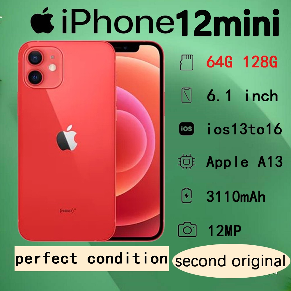 Jual iPhone Second 12 Mini 64GB 128GB 256GB Second Original 100% Second Mulus Fulset 100% ...