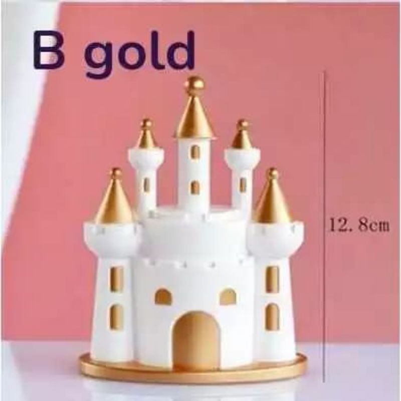 Jual {OTU} DEKORASI KUE ISTANA PRINCESS KUE ULANG TAHUN / PAJANGAN KUE ...