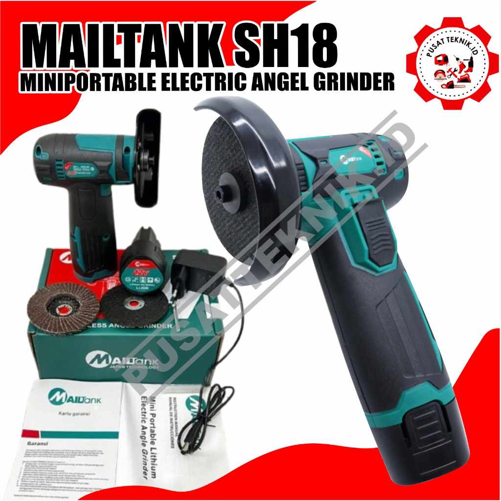Jual MAILTANK SH18 12V MINI PORTABEL GERINDA 76mm POLES MAILTANK SH 18 ...