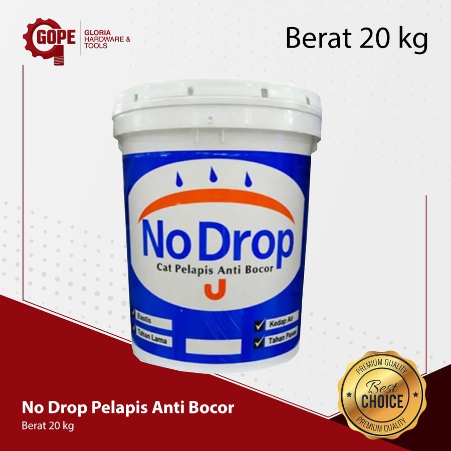 Jual No Drop Cat Pelapis Anti Bocor Waterproofing Kemasan Pail Ukuran 20 Kg | Shopee Indonesia
