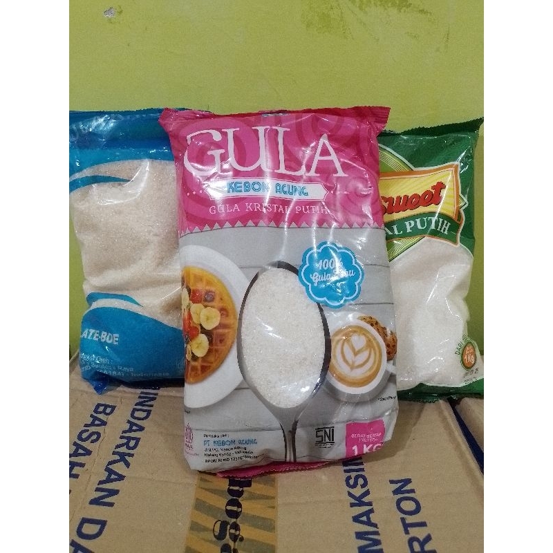 Jual Gula Kemasan 1 Kg (Per Paket) | Shopee Indonesia