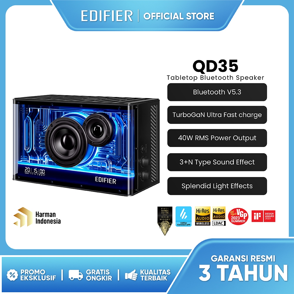 Jual EDIFIER QD35 Tabletop Bluetooth Speaker | Shopee Indonesia