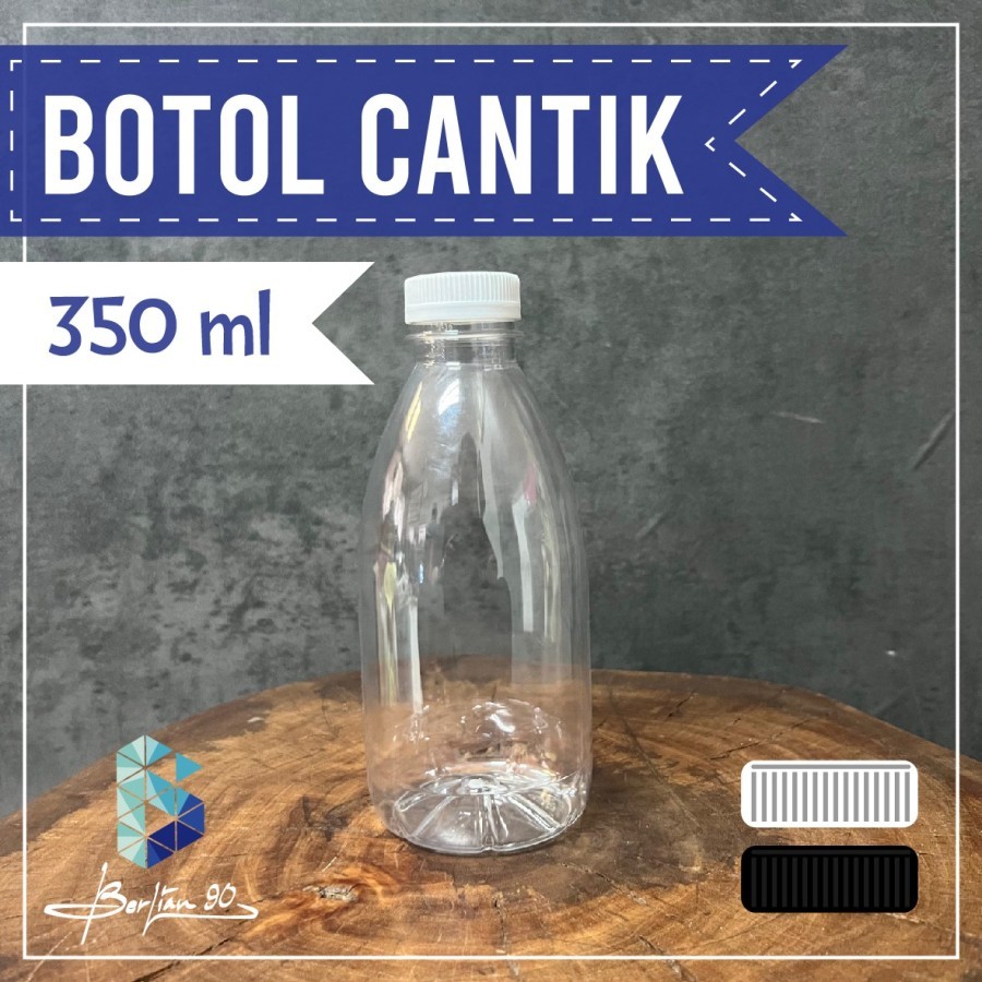 Jual botol cantik 350ml botol plastik 350 ml botol kopi botol jus | Shopee Indonesia