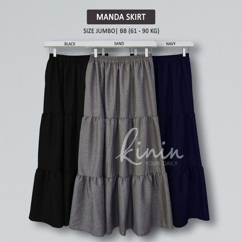 Jual Rok Rampel Katun-Manda SKirt By Kinin Daily | Shopee Indonesia