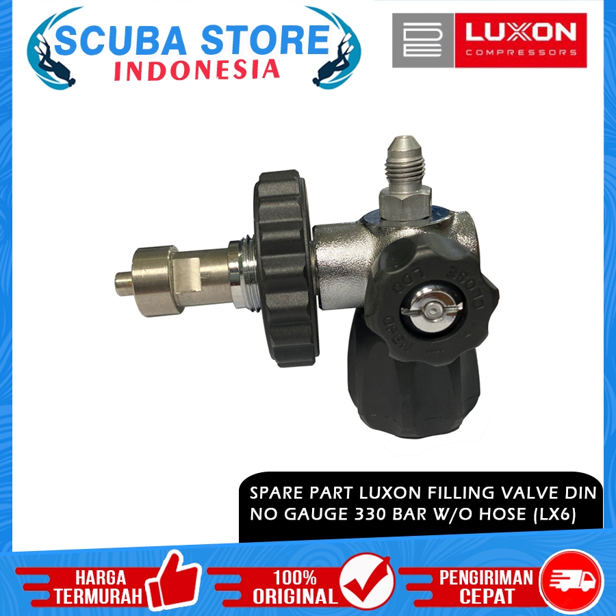 Jual Spare Part Luxon Filling Valve Din No Gauge 330 Bar Without Hose ...