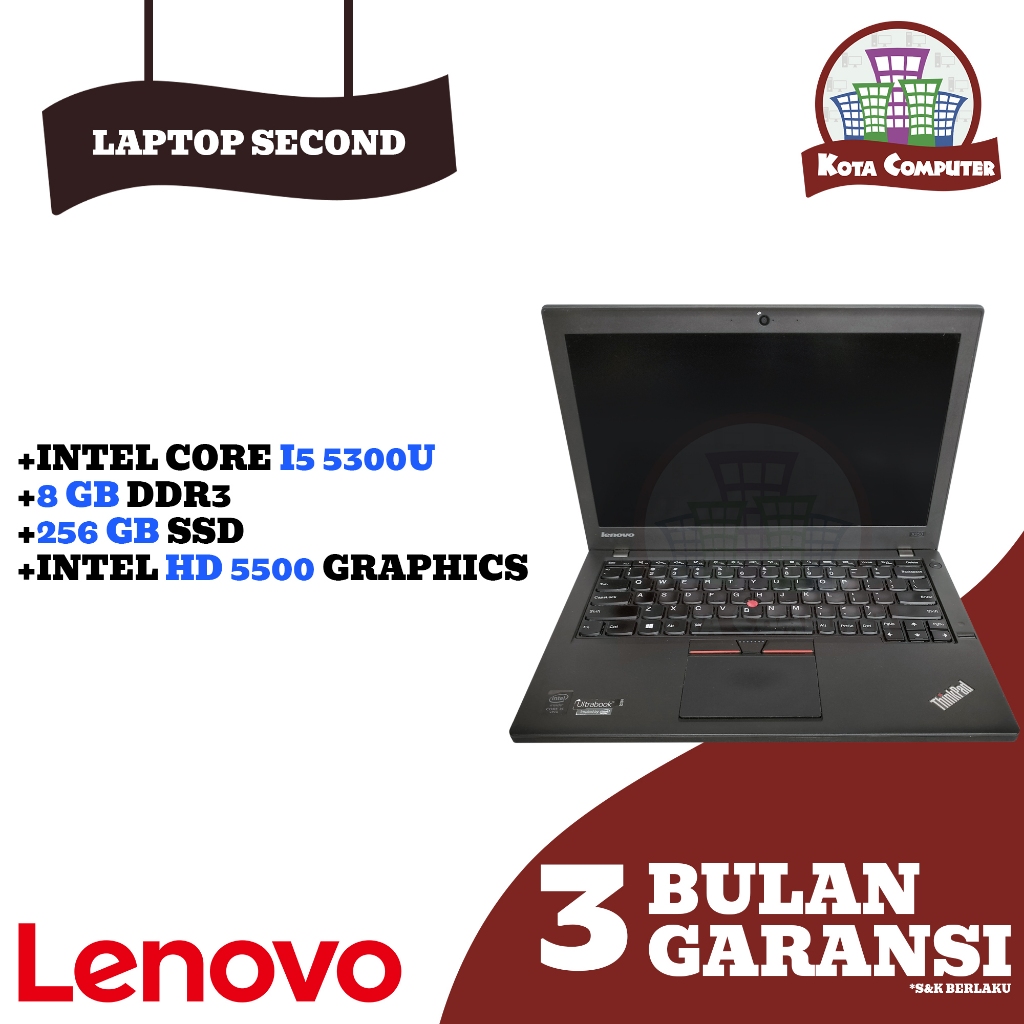 Jual Lenovo Thinkpad X250 | Intel Core I5 5300U | Shopee Indonesia