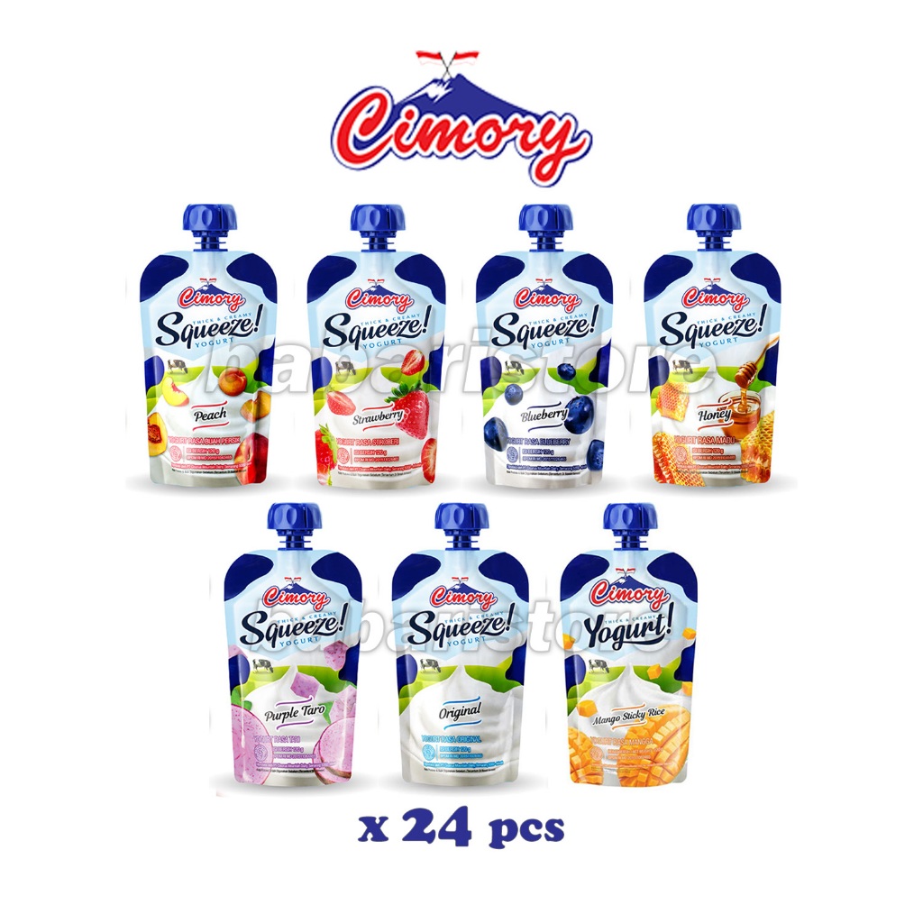 Jual [Box isi 24 pcs] Cimory Yogurt Squeeze 120gr x 24 | Snack Jajanan Yoghurt Kemasan Praktis ...