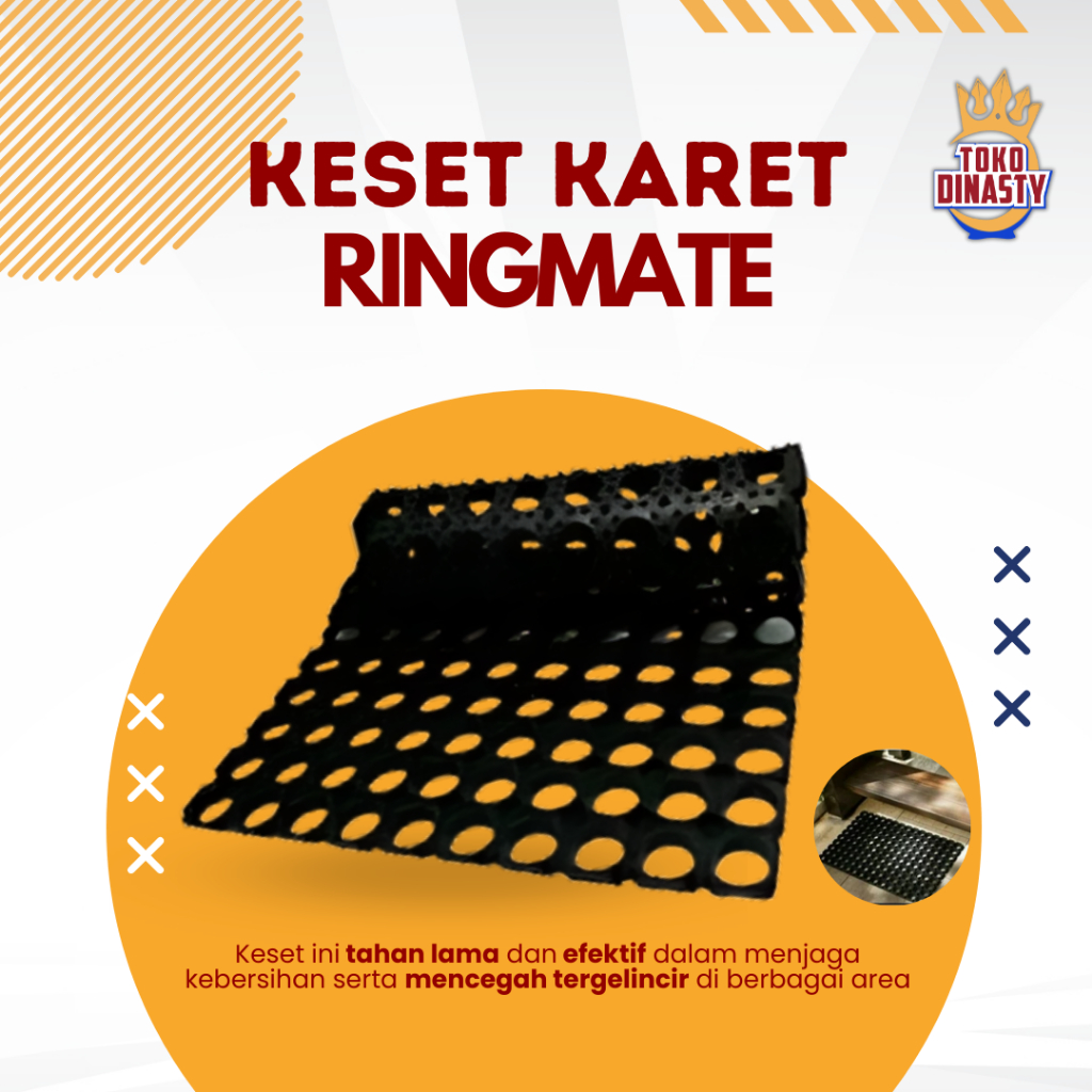Jual 29. Keset Karet Ring Mat | Ringmat | Keset Karet Lubang Anti Slip | Keset Kamar Mandi Anti ...
