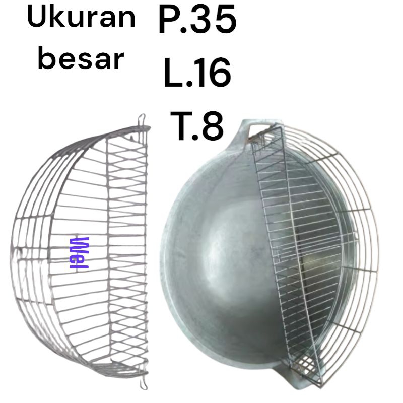 Jual kerajang peniris diameter setengah lingkaran ukuran 35*16*8cm ...