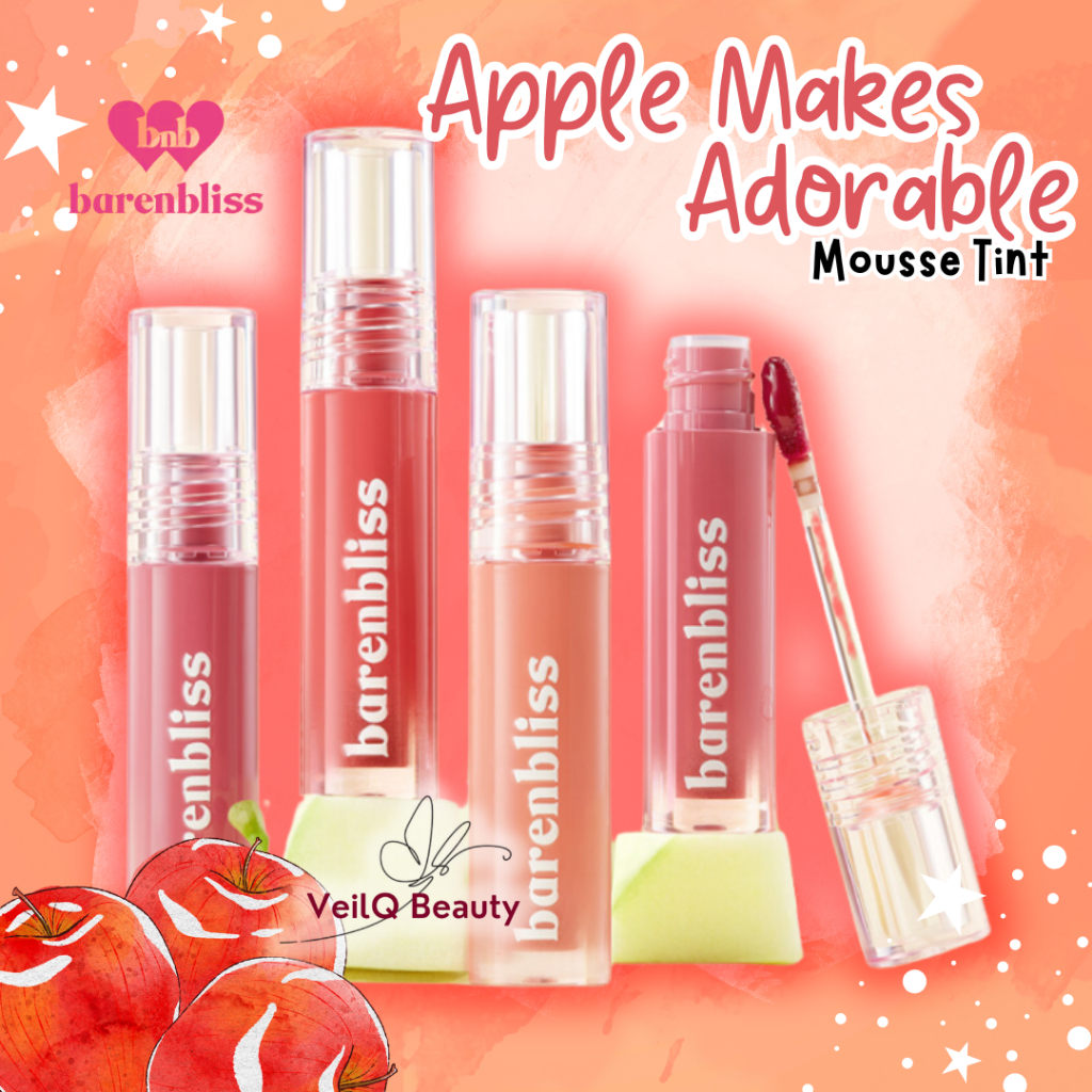 Jual BNB barenbliss Apple Makes Adorable Mousse Tint | Shopee Indonesia