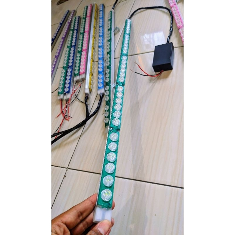 Jual Led rotator 5chanel truk/buss 12v-24v Panjang 75cm (8mode kedip ...