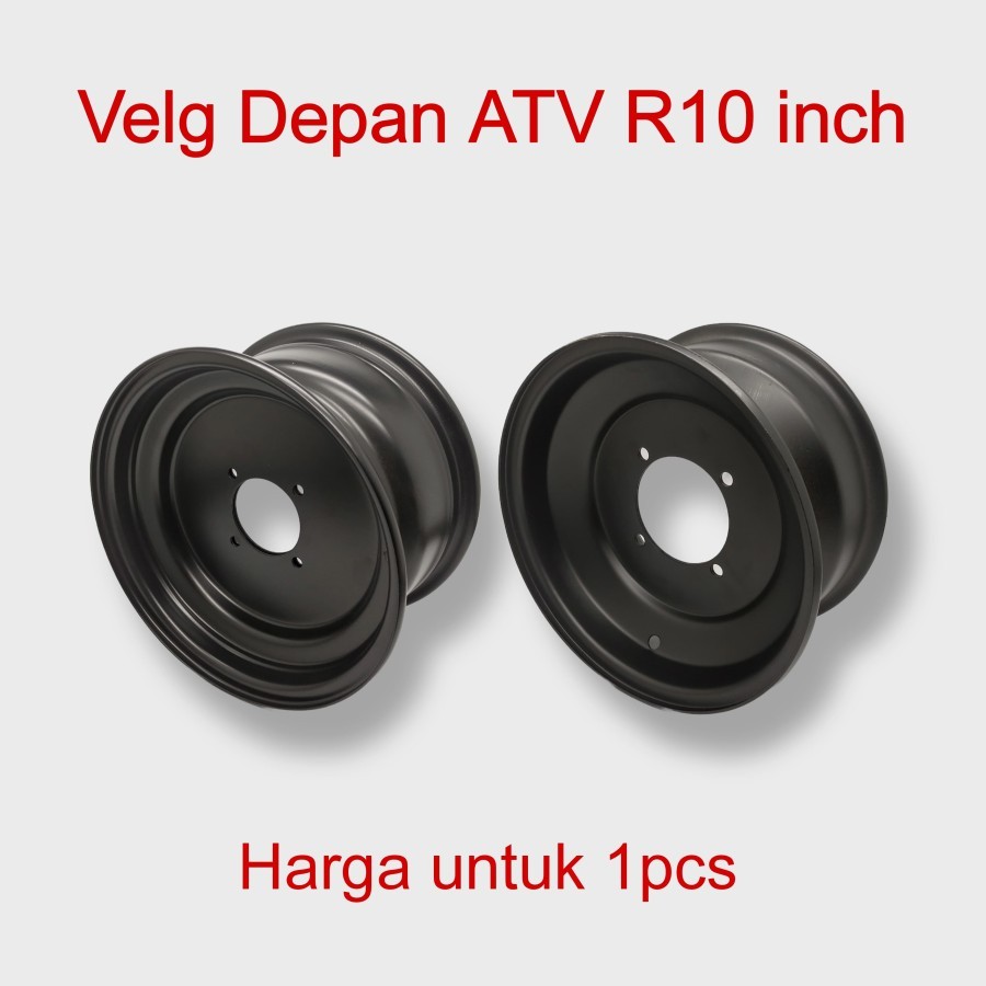 Jual Velg DEPAN R 10 inch Baut 4 ATV - Mini Jeep - Buggy - Universal ...
