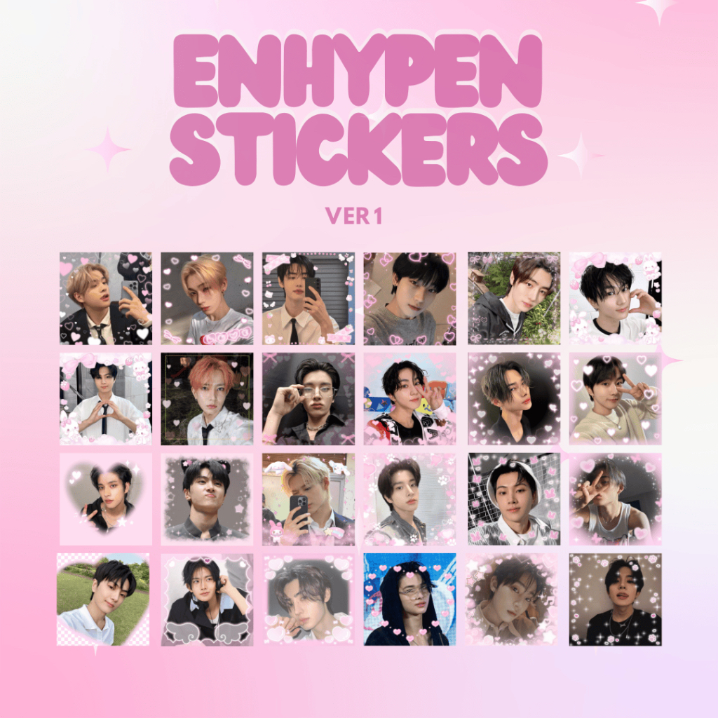 Jual [90 PCS] ENHYPEN JAY JAKE SUNGHOON NI-KI JUNGWON SUNOO HEESUNG ...