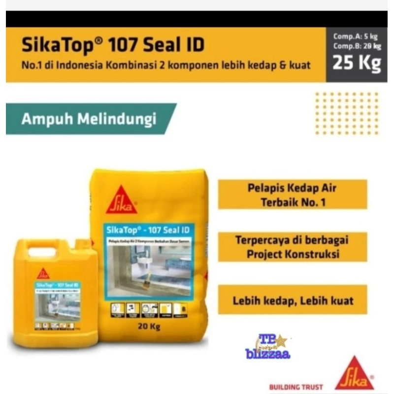 Jual Sika Top 107 Set A+B (20kg +5kg) Sikatop 107 Sika Waterproof ...