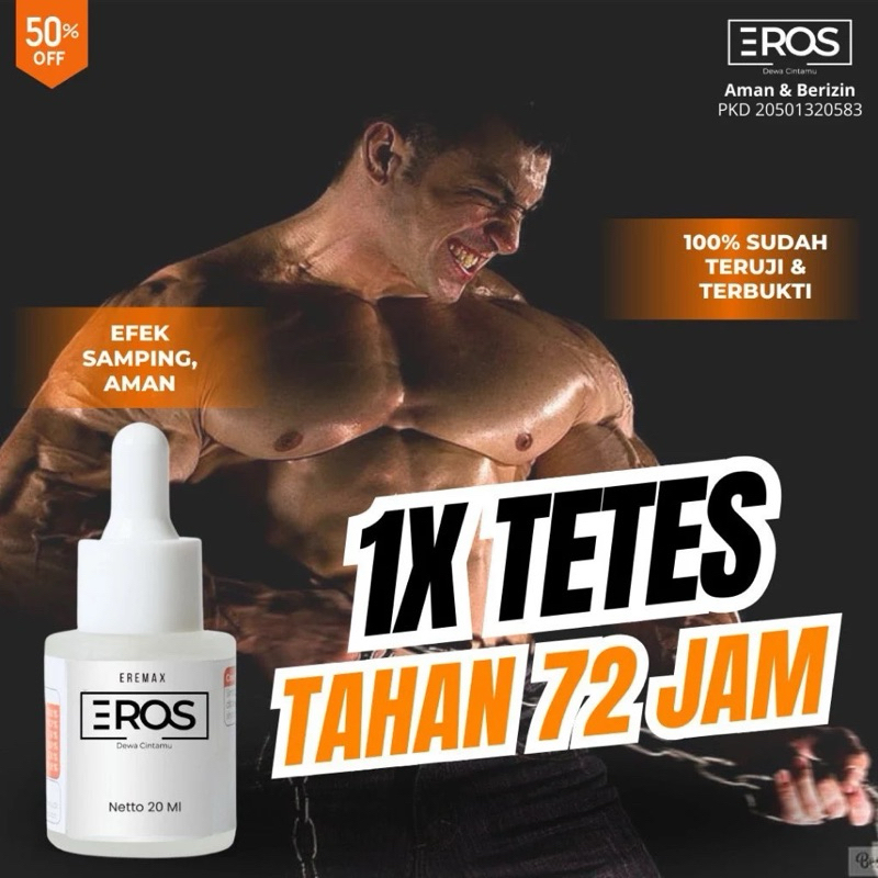 Jual Eros Tetes Pria Perkasa Dewa Cintamu Original Minyak Oles Aman ...