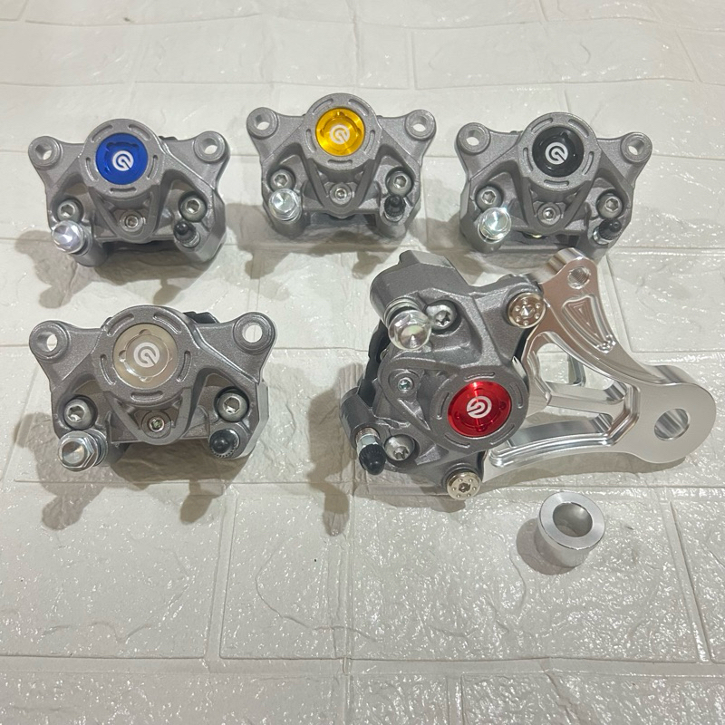 Jual KALIPER 2 PISTON COIN PLUS BREKET BELAKANG NINJA R NINJA 150 KR ...