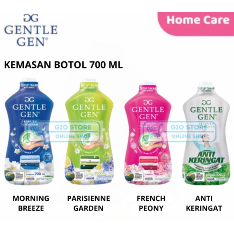 Jual Gentle Gen Deterjen Botol 700 ml | Shopee Indonesia