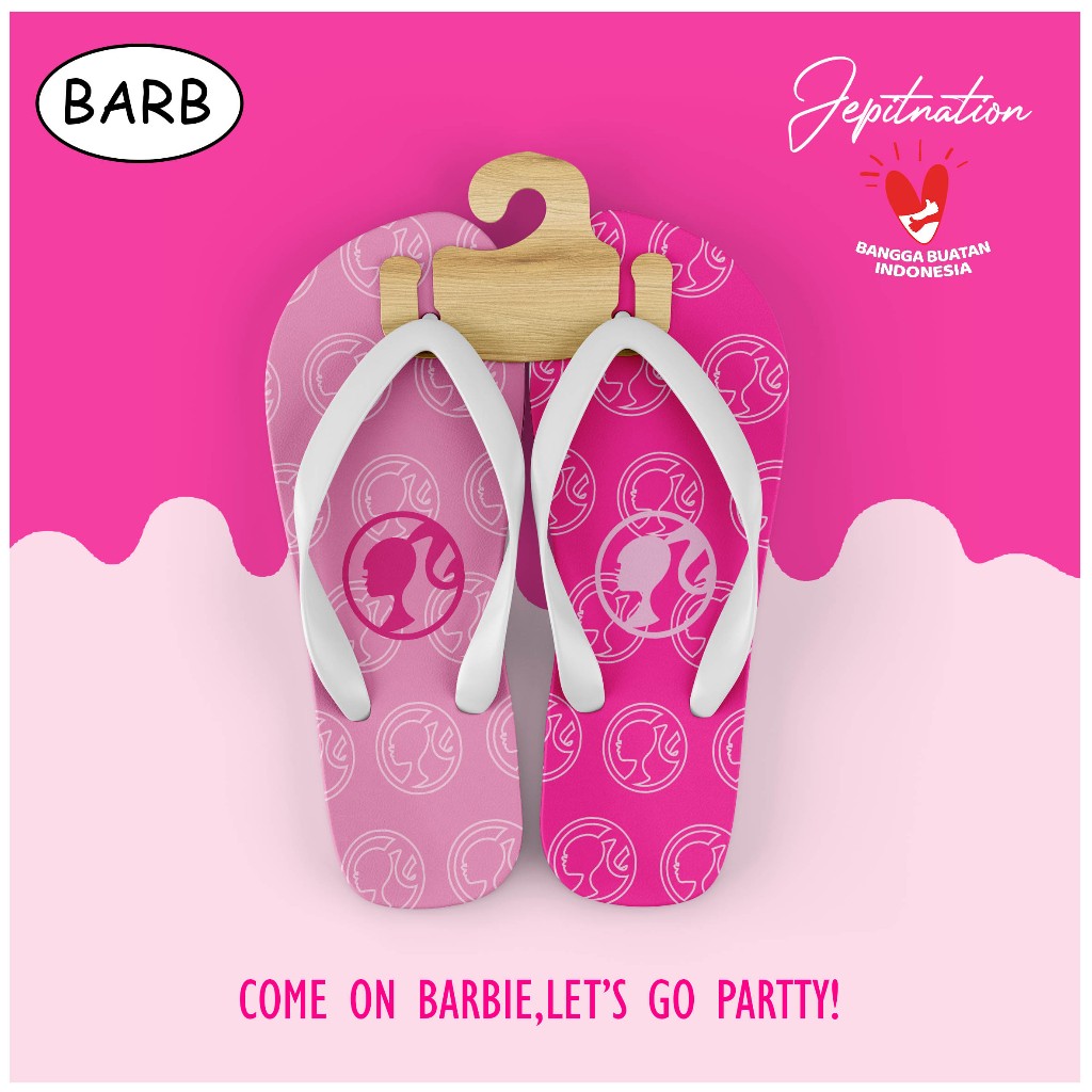 Jual [SANDAL JEPIT V2] Barbie (BARB), JEPITNATION Sendal Jepit Cowo ...