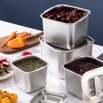 Jual Container Rectangular / Foodpan Kotak Container Square With Cover ...