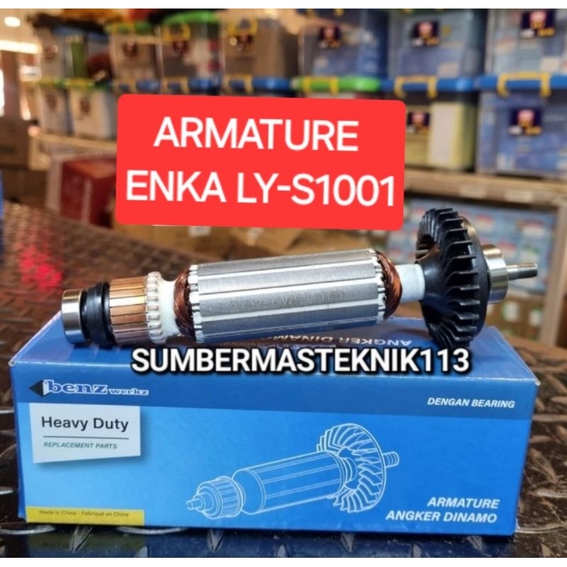 Jual ARMATURE ENKA LY-S1001 ANGKER ROTOR MESIN GERINDA ENKA LY S1001 ...